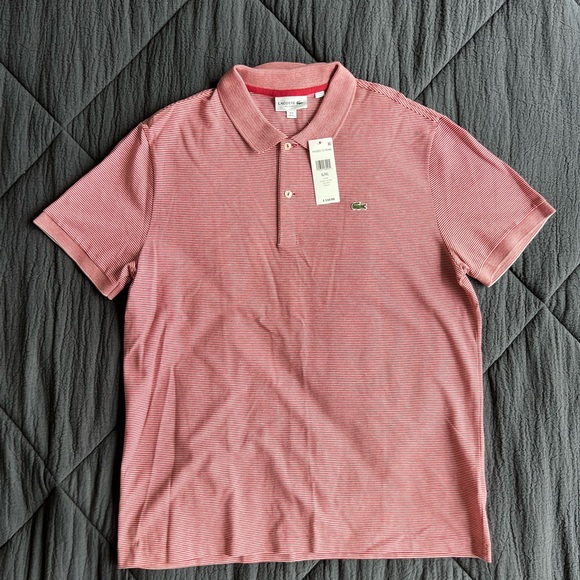 Lacoste | Shirts | Lacoste Mens Red Polo Shirt | Poshmark